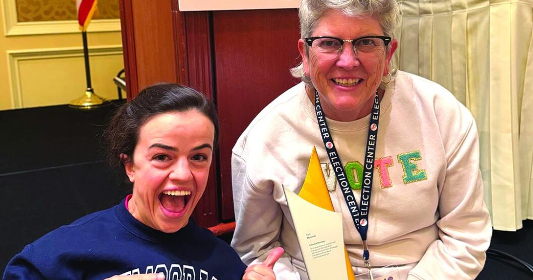 Lori Mitchell receives Lifetime Achievement Award from Election Center ...