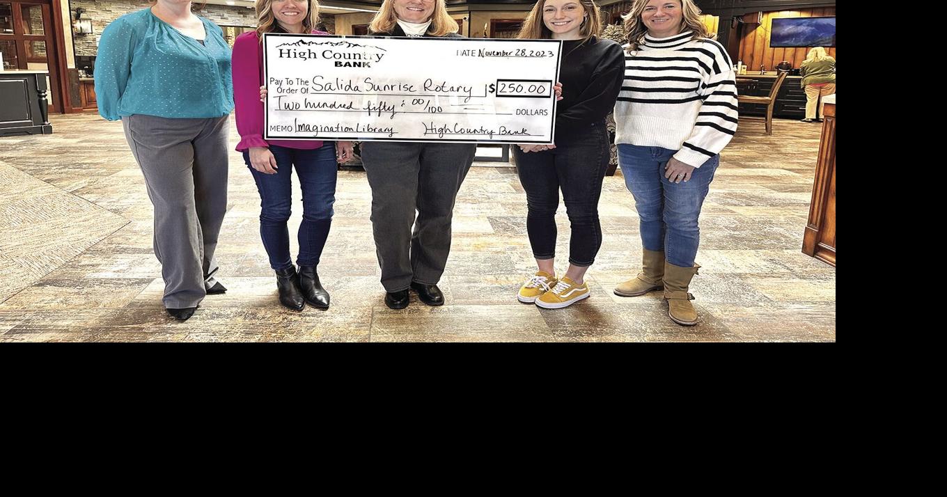 HCB donates to Salida Sunrise Rotary | Local News | themountainmail.com