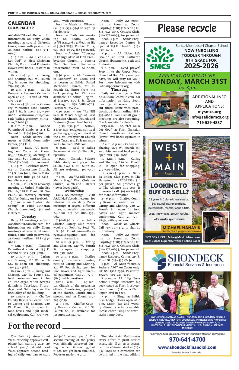 Page 018 | Mountain Mail | themountainmail.com