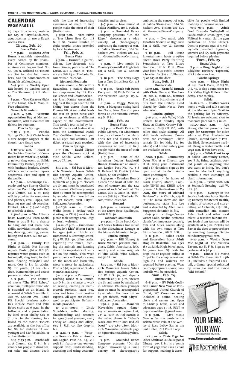 Page 014 | Mountain Mail | themountainmail.com