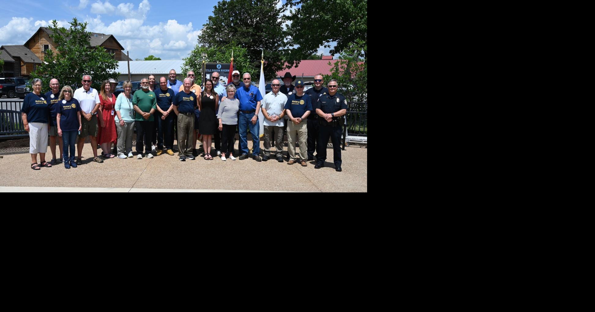 Pigeon Forge Rotary honors Teaster with dedication at Patriot Park ...