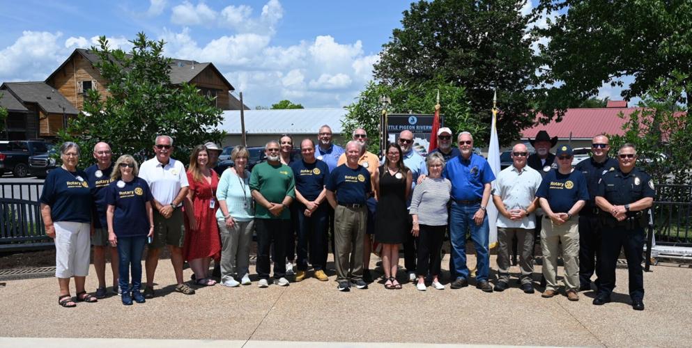 Pigeon Forge Rotary honors Teaster with dedication at Patriot Park ...