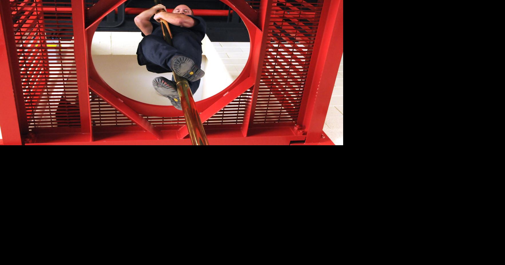 Firefighters train on city's first fire pole | News | themountainpress.com
