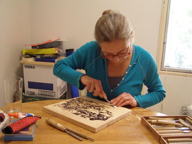 Printmaker Martha Martin concludes her Smokies national park residency | Lifestyles ...