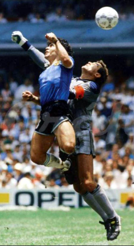 Ball Diego Maradona used to score ‘Hand of God’ goal for sale ...
