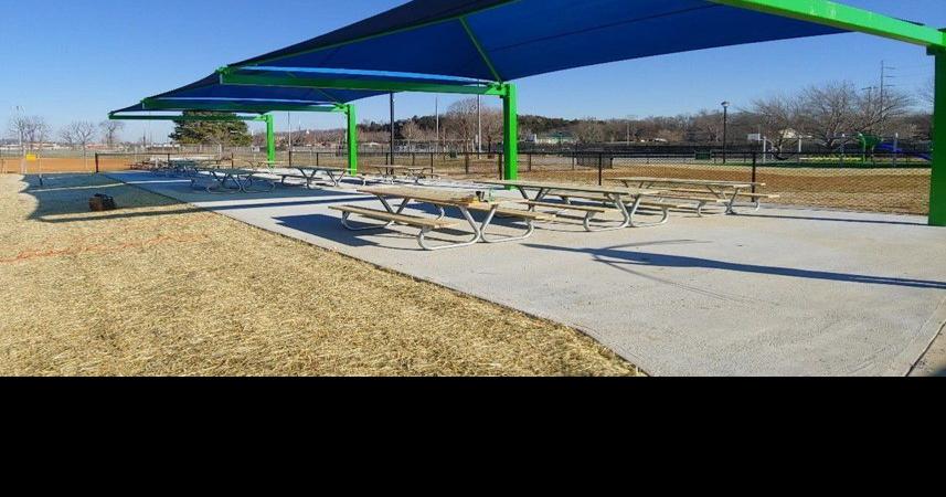 New shade, picnic structure completed at City Park | News ...