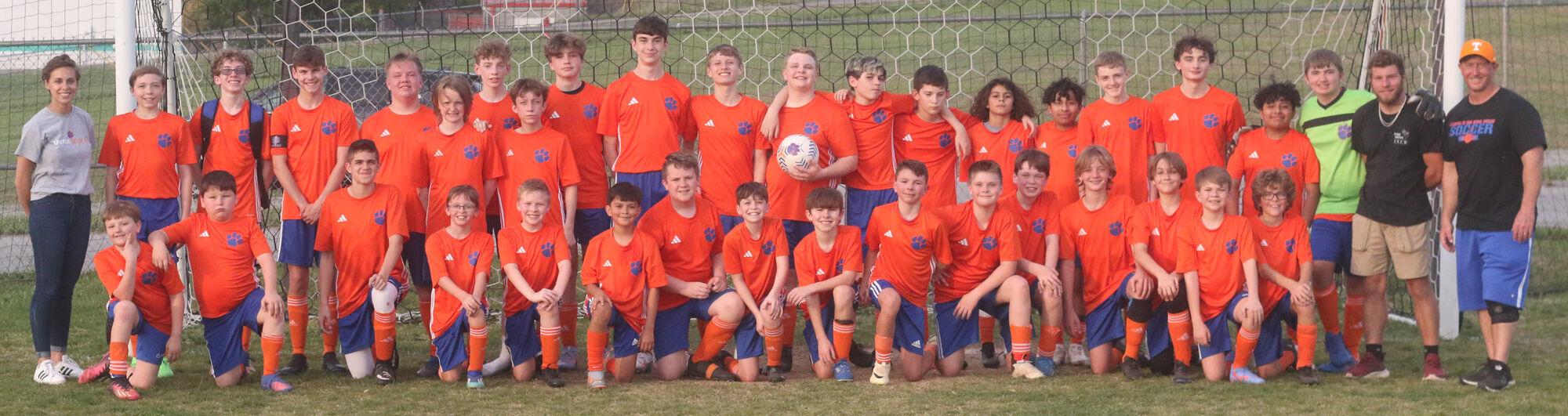 The 2024 Campbell County United boys soccer team: Varsity: #20 Austin ...