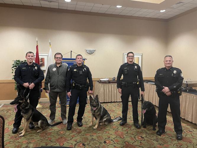 PFPD K-9 units share skills with Pigeon Forge Rotary | News ...