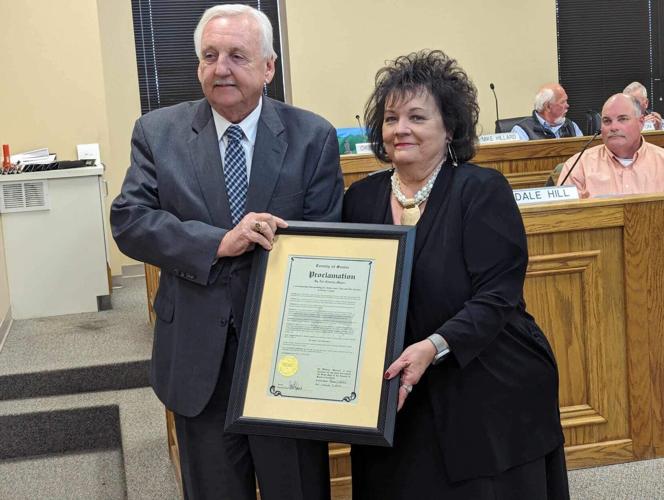 County honors Cline, Ogle for decades of service | News ...