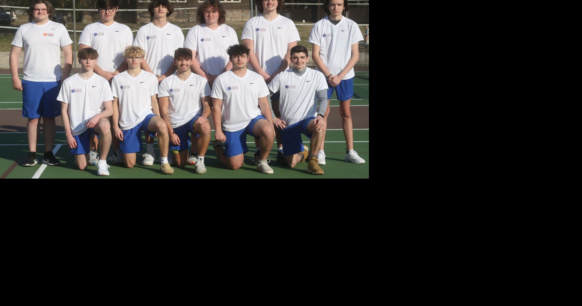 The 2024 CCHS boys tennis team: KJ Chadwell, Gavin Cox, Will Croley ...