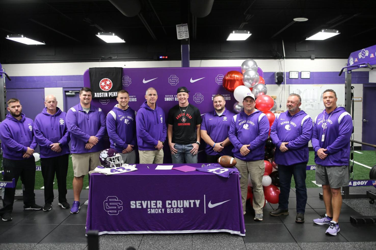 Sevier County's Hawkins signs to play football for Austin Peay | Sports | themountainpress.com