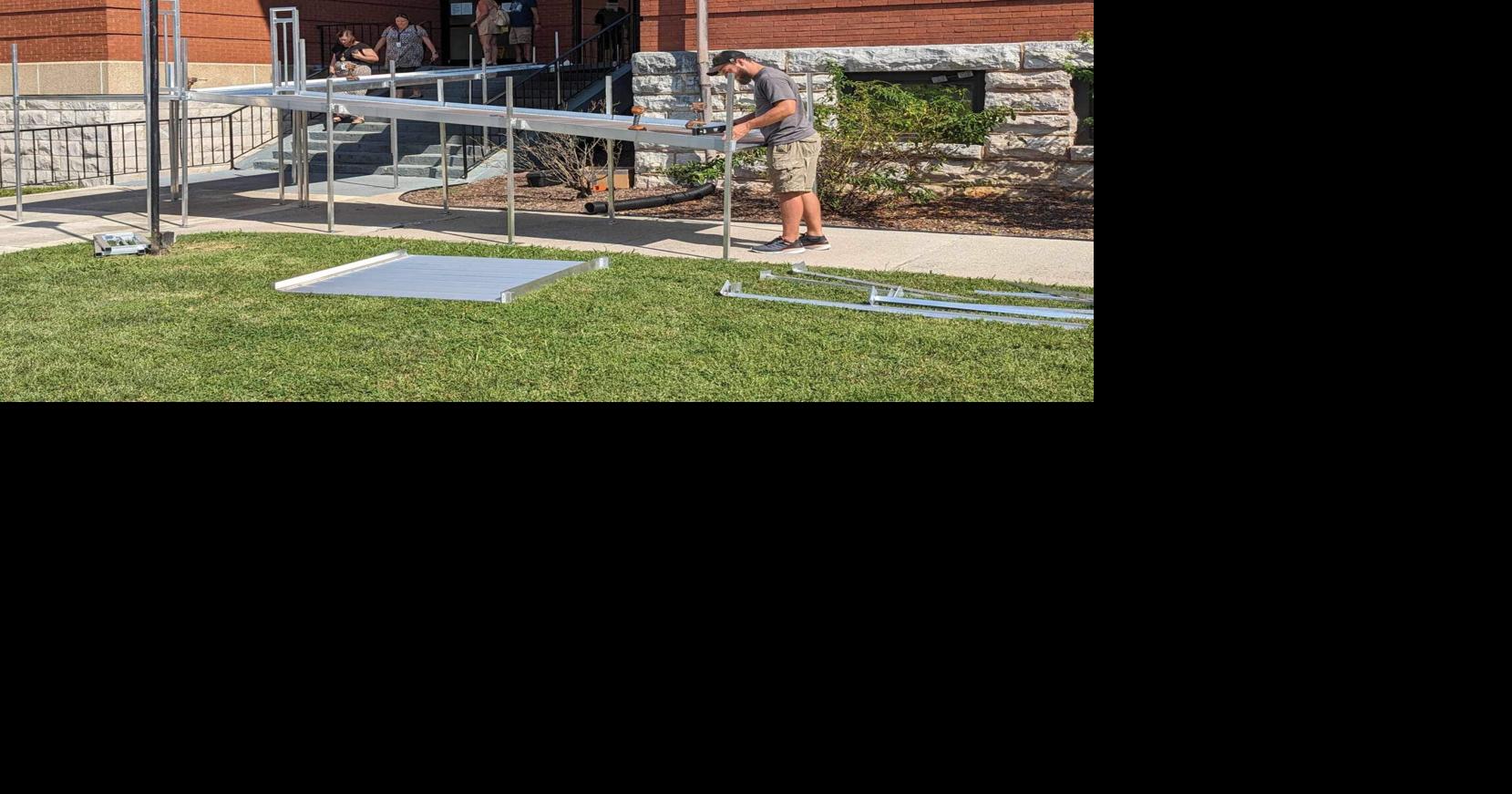 New ADA ramp installed at courthouse | News | themountainpress.com