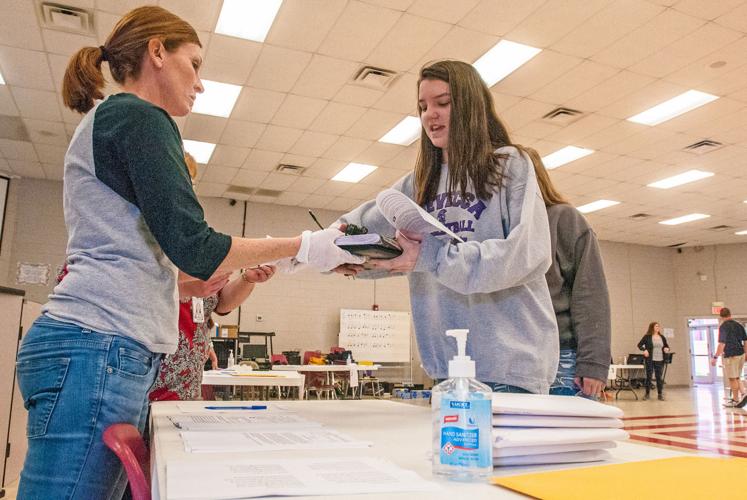 Students return ... to gather homework | News | themountainpress.com