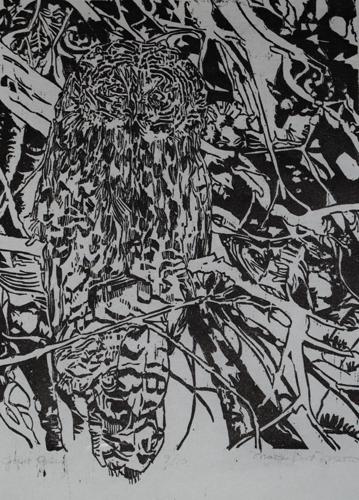 Printmaker Martha Martin concludes her Smokies national park residency ...