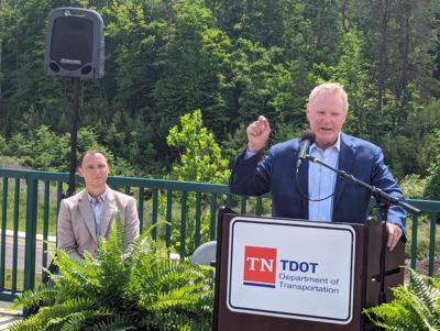 Officials celebrate completion of Jake Thomas Road | | themountainpress.com