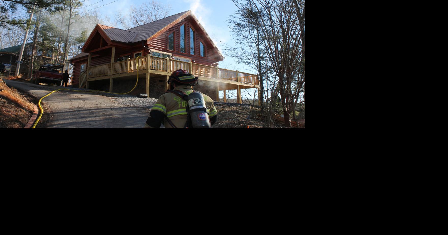 Firefighters fight cabin fire Saturday morning | News ...