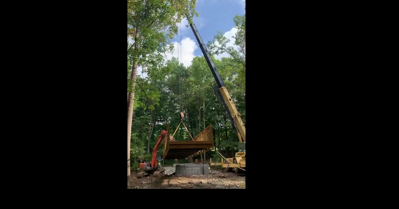 New bridge rolls into Freeman Lake Park | Local News ...