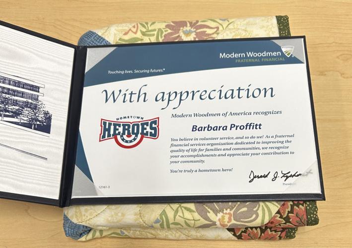 Barbara Proffitt honored as Hometown Hero | Local News ...