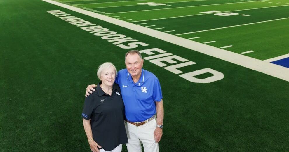 Nutter Field House turf named after Rich and Karen Brooks | College ...