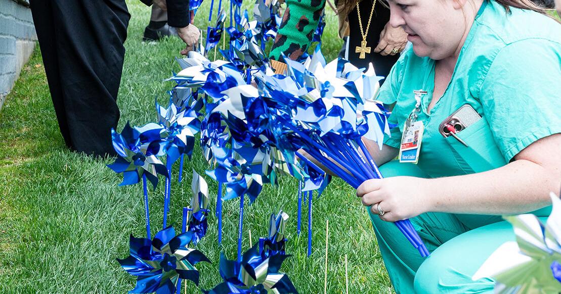 Pinwheels spin for awareness outside Baptist Health Hardin | Local News ...