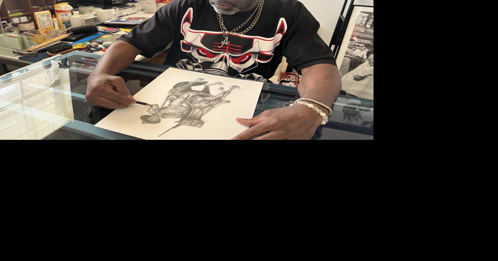 Dante Patterson uses art to move forward | Monday's Man ...