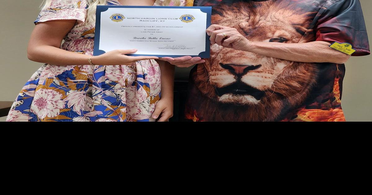 North Hardin Lions Club awards scholarship | Neighbors ...