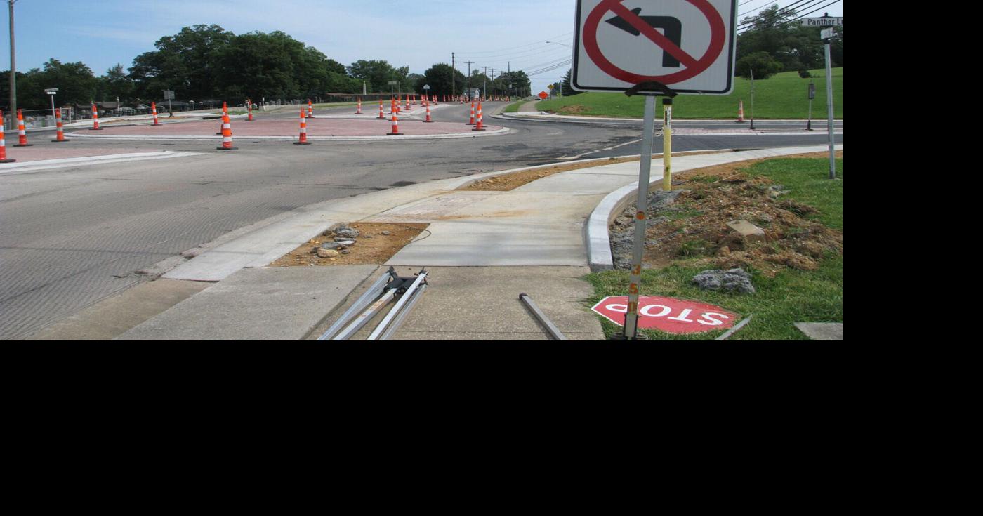 Roundabout work near high school almost complete | Business ...