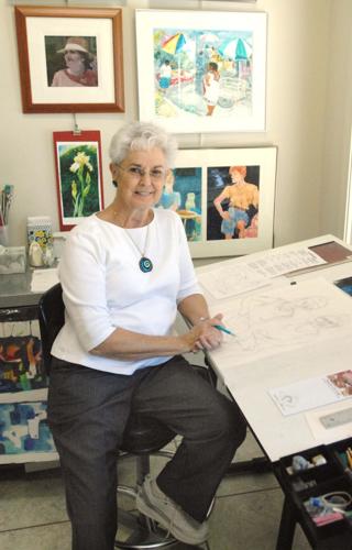 Mary Lou Hall, an artist in the groove | Wednesday's Woman ...