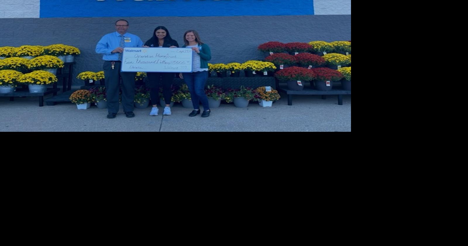 Walmart ribbon cutting and check presentations | Business ...