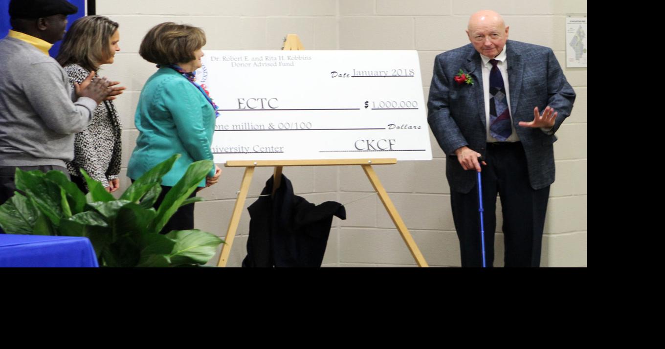 ECTC receives $1M donation for proposed university center | Education ...