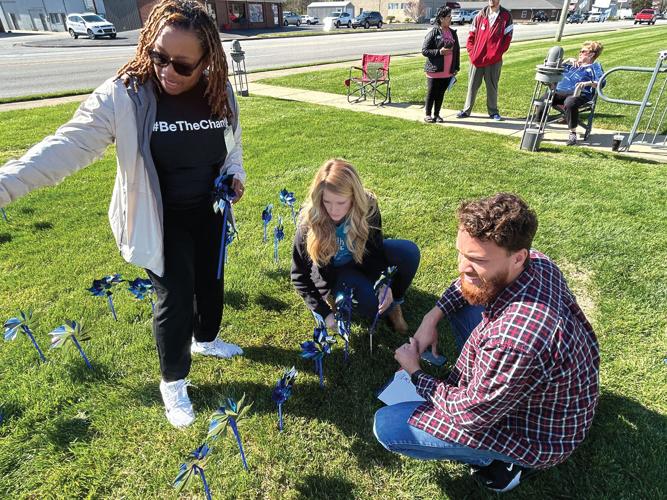 CASA pinwheel planting kicks off Child Abuse Prevention Month | Local ...