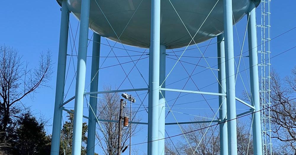 Replacing the big blue tank in the works | Local News ...