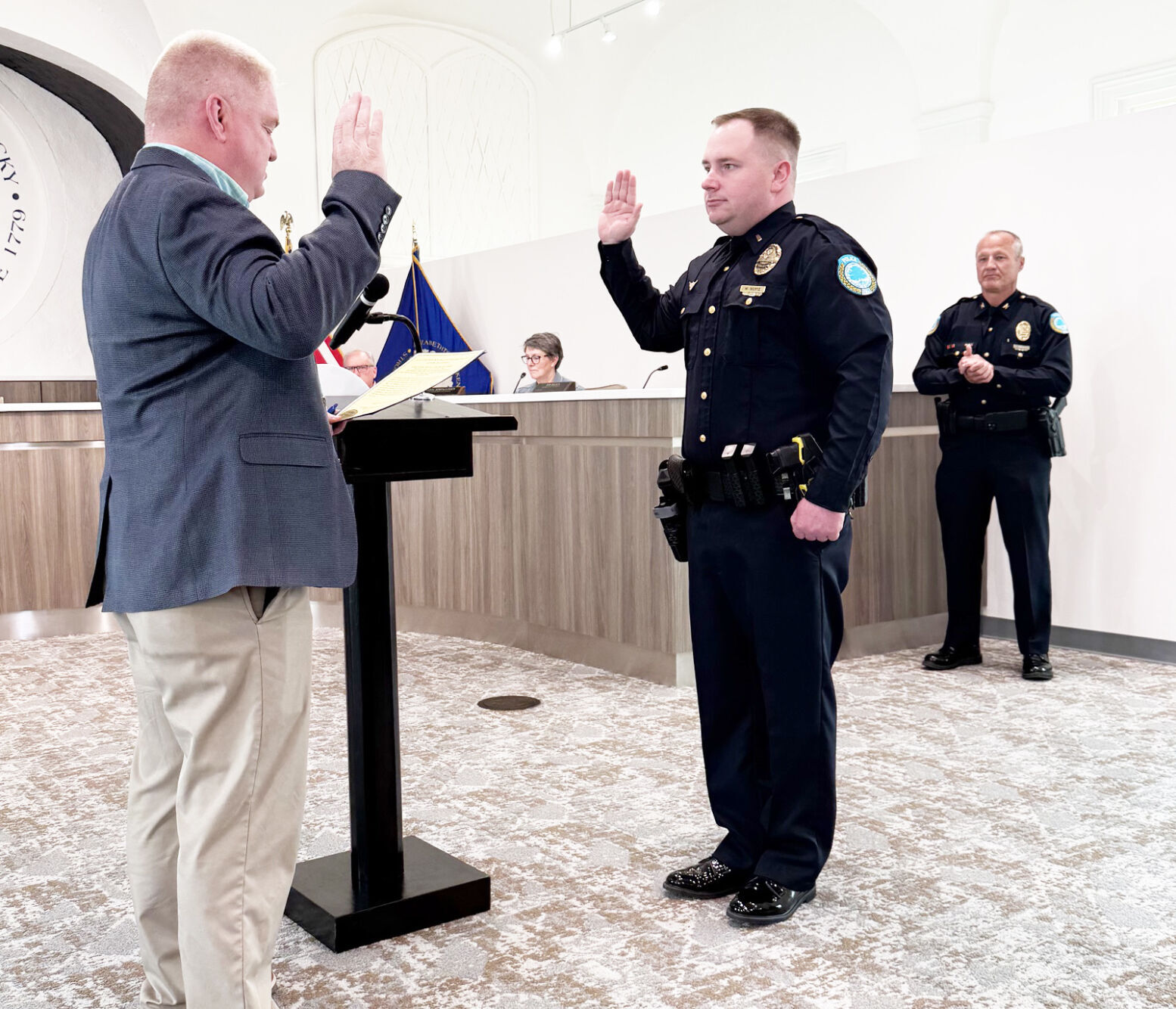 Mertz promoted to rank of lieutenant | Local News | thenewsenterprise.com