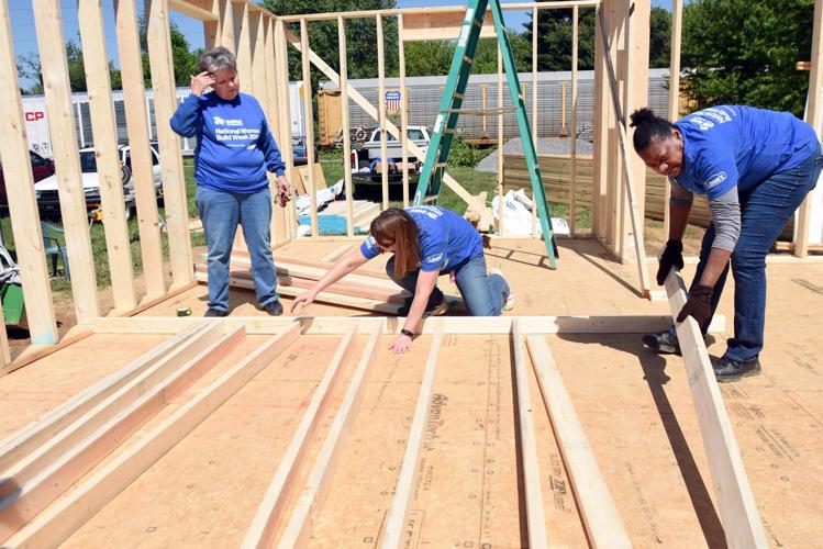 Women volunteers help to build Habitat for Humanity house | Local News ...