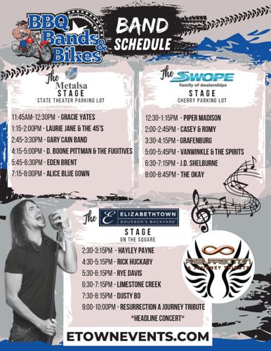 Loud and fun: BBQ, Bands & Bikes returns Saturday to E'town | Local ...
