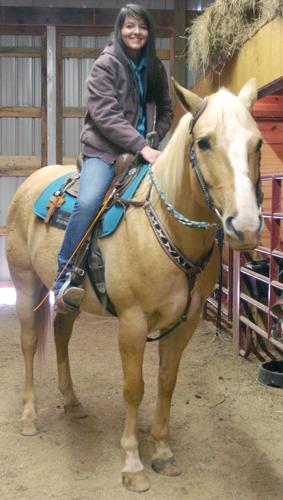 High in the saddle: Kaylee Simmons trains, races her four-legged friend ...