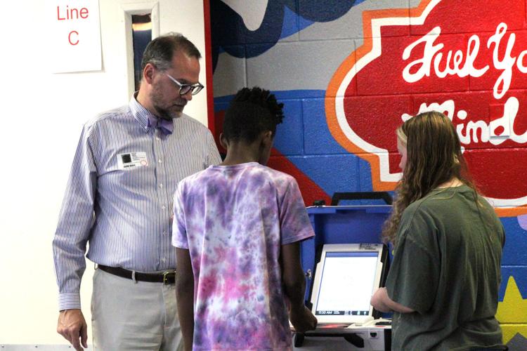 JTA students use real ballot equipment for student council election ...
