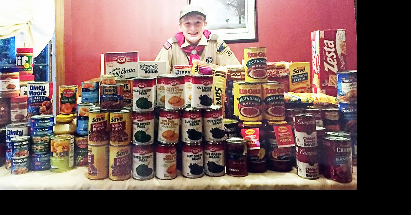 Barnes collects food to support those in need in the community ...