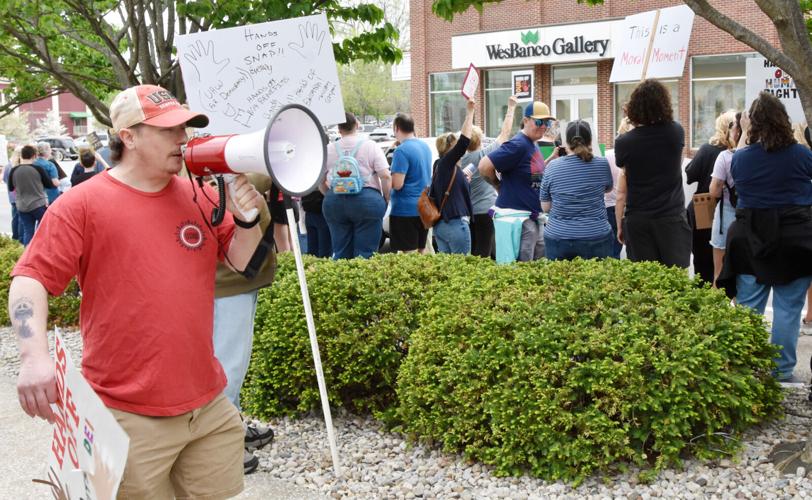 Protesters voice displeasure during Hands Off! Rally | Local News ...