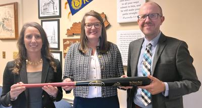 Kentucky Chamber presents MVP bat to Rep. Heavrin | Local News ...