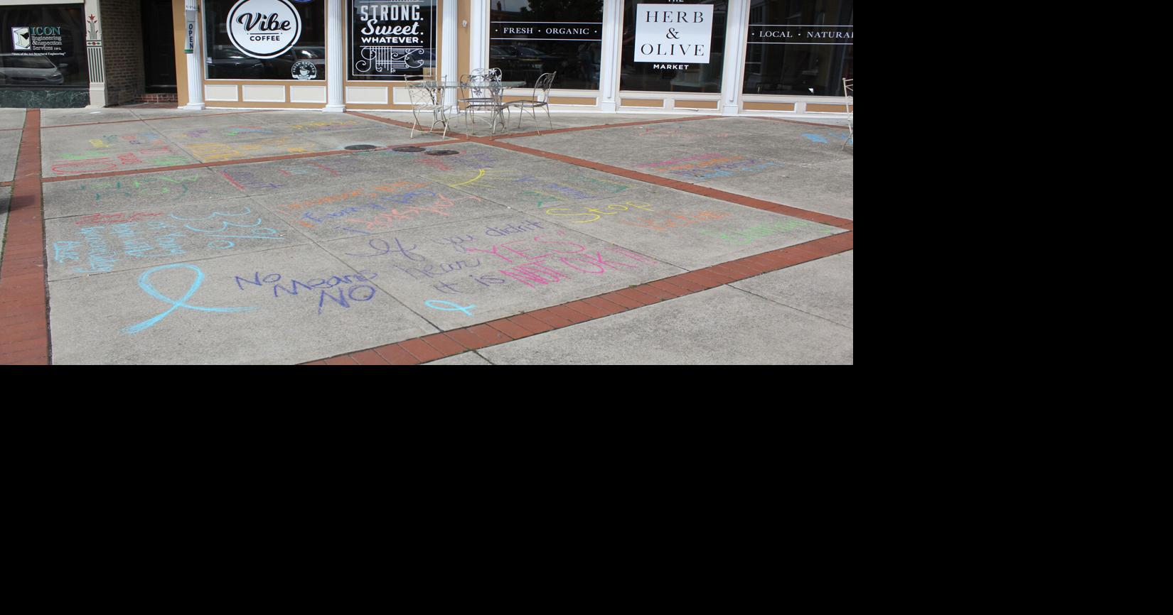 Chalk the Walk event raises sexual assault awareness | Local News ...
