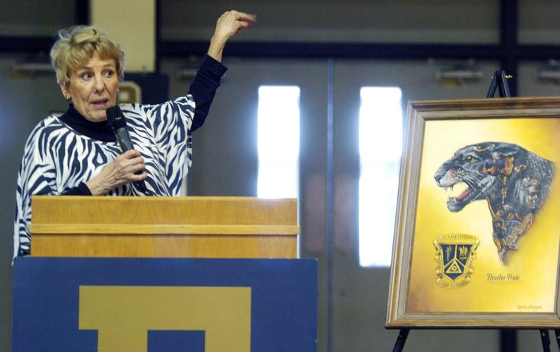 Artist shares story of panther painting at Elizabethtown High School ...