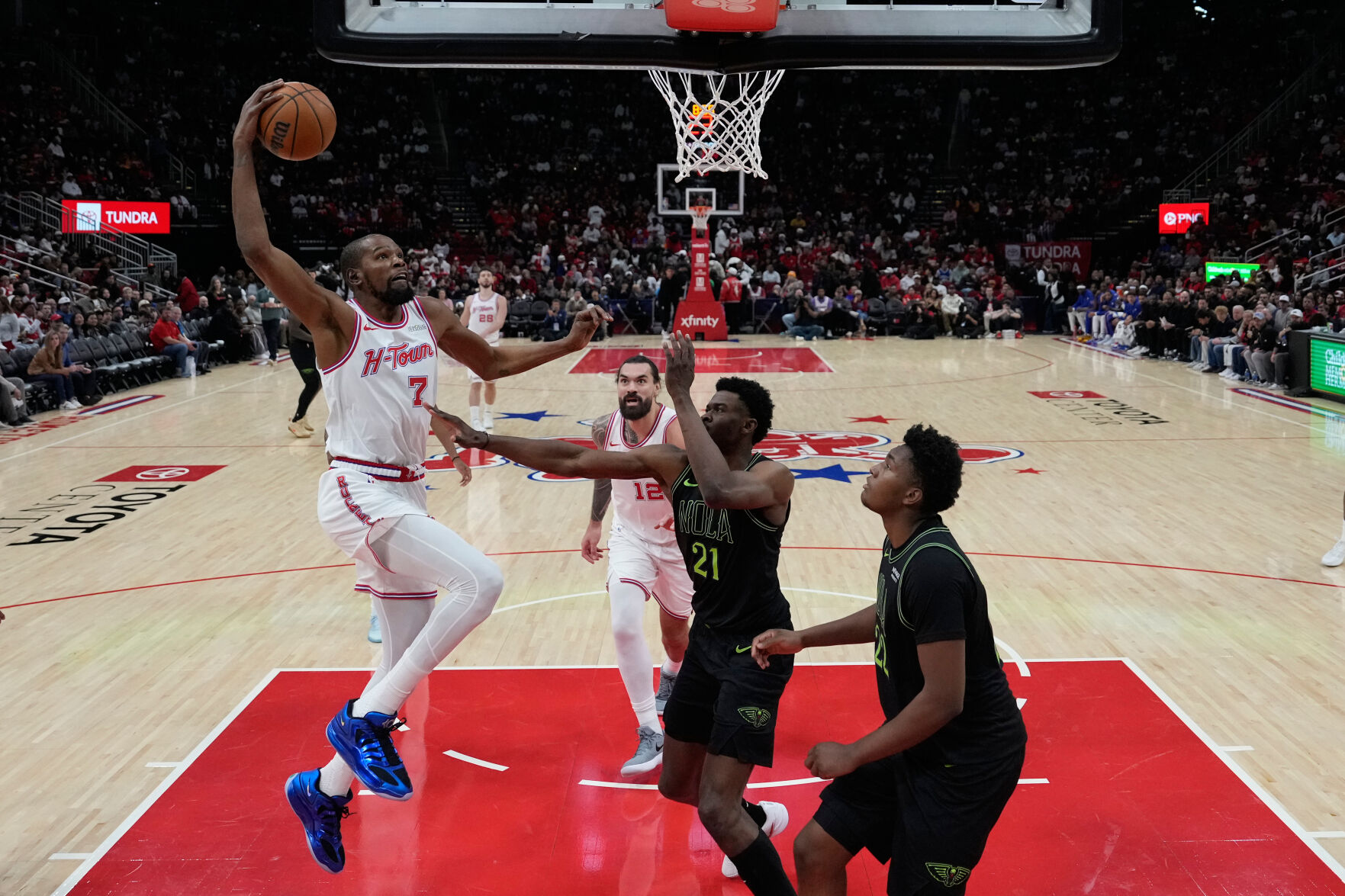 Durant climbs to 6th on NBA career scoring list in Rockets' 119-110 win ...