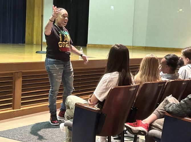 Middle school guest speaker reminds students ‘They Are Great ...