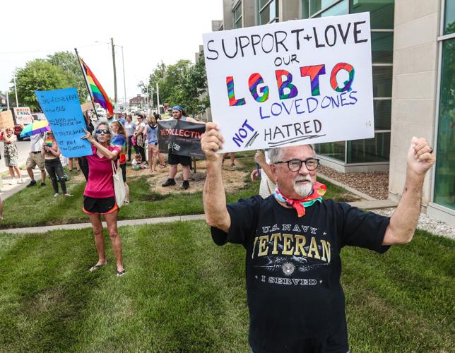 Library protest in Owensboro targets Pride Month programs | State News ...