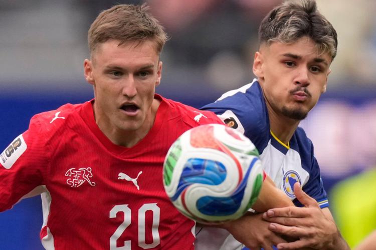 Johan Manzambi scores two as Switzerland beats Bosnia-Herzegovina 4-1 ...
