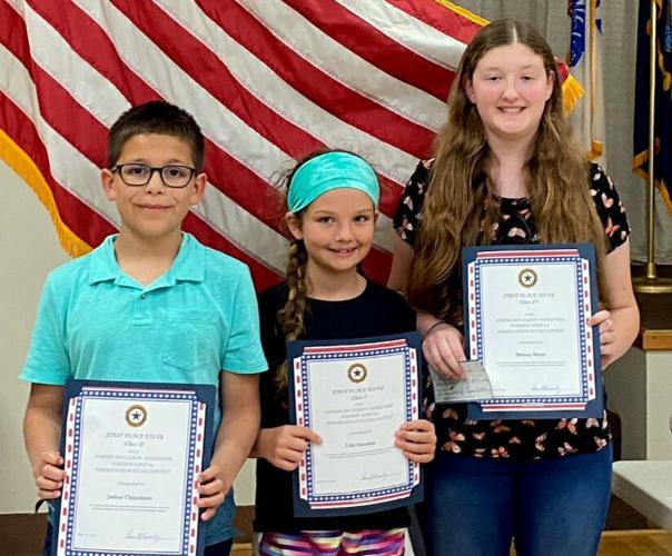 Americanism Essay Winners honored by the American Legion Auxiliary ...