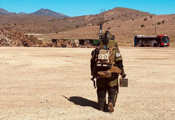 1st TSC commander proudly wears explosive ordnance disposal patch ...