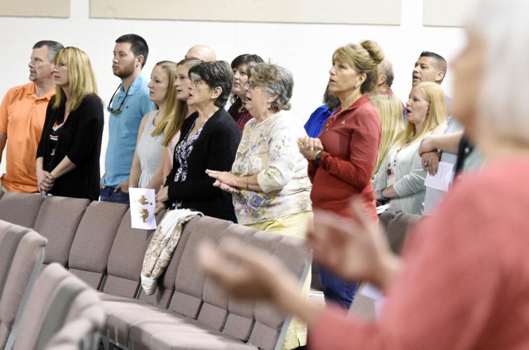 PHOTOS: Community sunrise service moved indoors | Local News ...