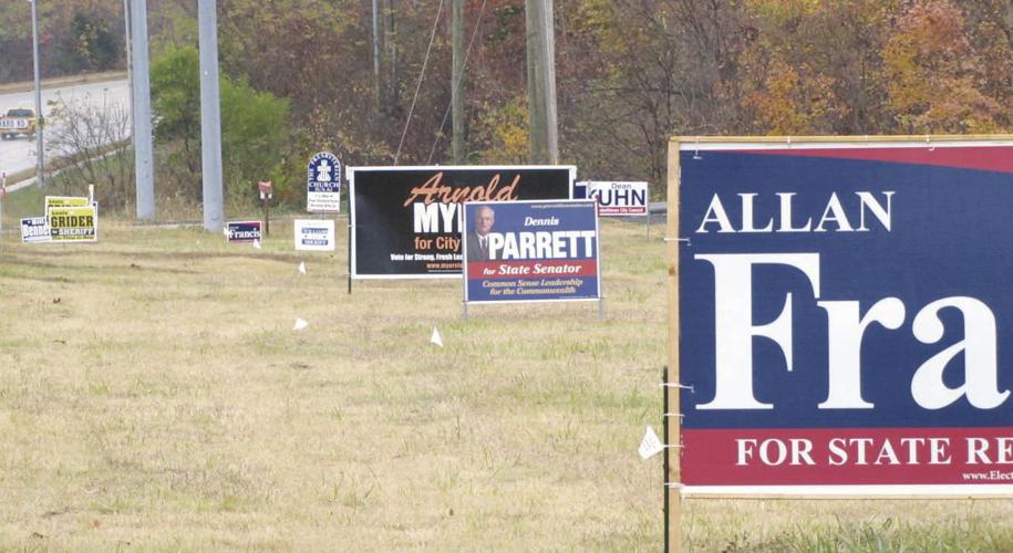 Political signs move out | News | thenewsenterprise.com